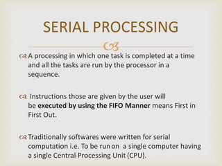 Parallel processing (simd and mimd) | PPTX