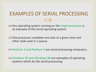 Parallel processing (simd and mimd) | PPTX