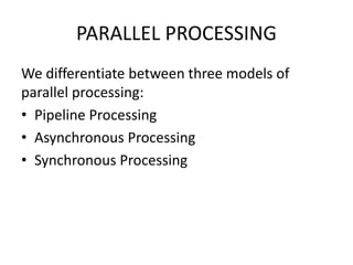 Parallel processing using image processing | PPTX