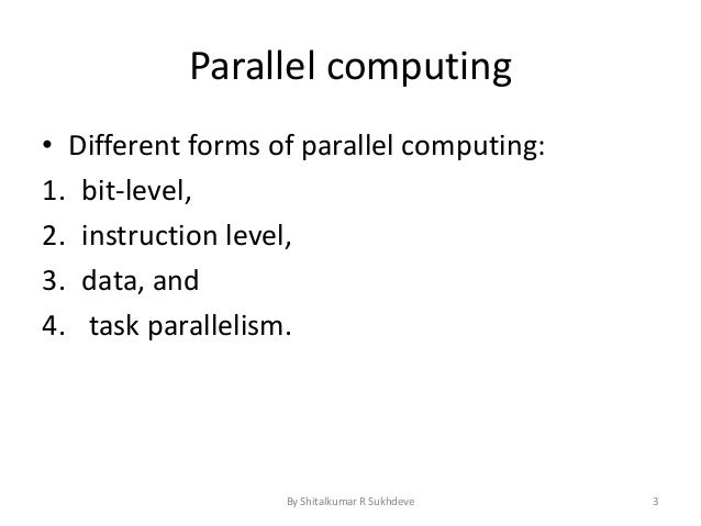 Research Scope in Parallel Computing And Parallel Programming