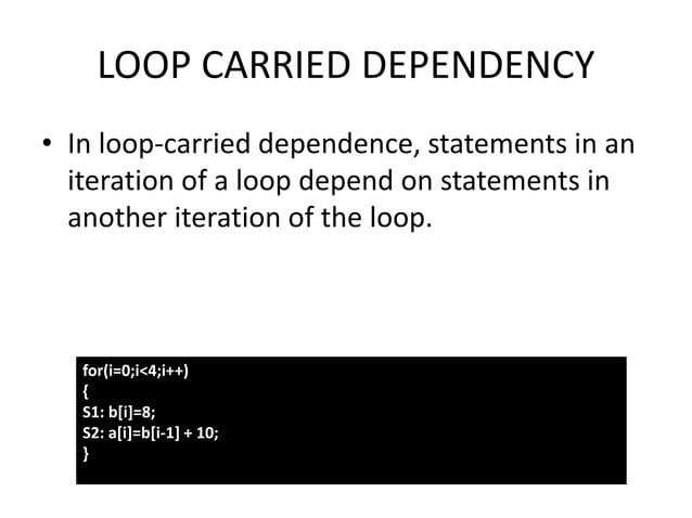 Parallel Programming Concept Dependency And Loop Parallelization Ppt
