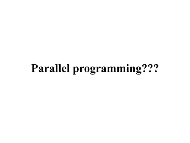 Parallel Programming Concept Dependency And Loop Parallelization Ppt