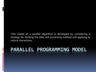 Parallel programming model | PPT