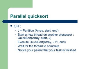Parallel quicksort cz. 1 | PDF | Computing | Technology & Computing