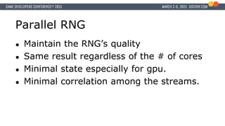 Parallel Random Generator - GDC 2015 | PDF | Programming Languages | Computing