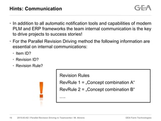 Parallel Revision Driving in Teamcenter PLM | PDF