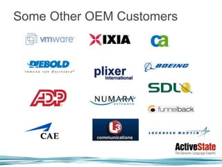 Improving Customer Experience Using ActivePerl and ActivePython | PPT