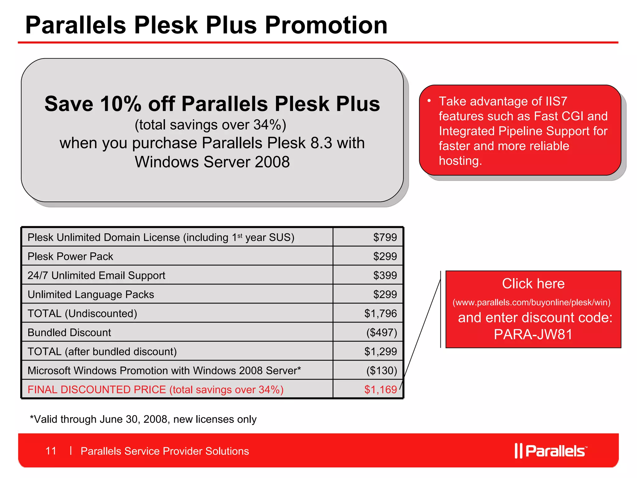 Parallels Presentation Materials | PPT