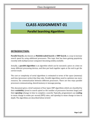 Parallel searching | PDF