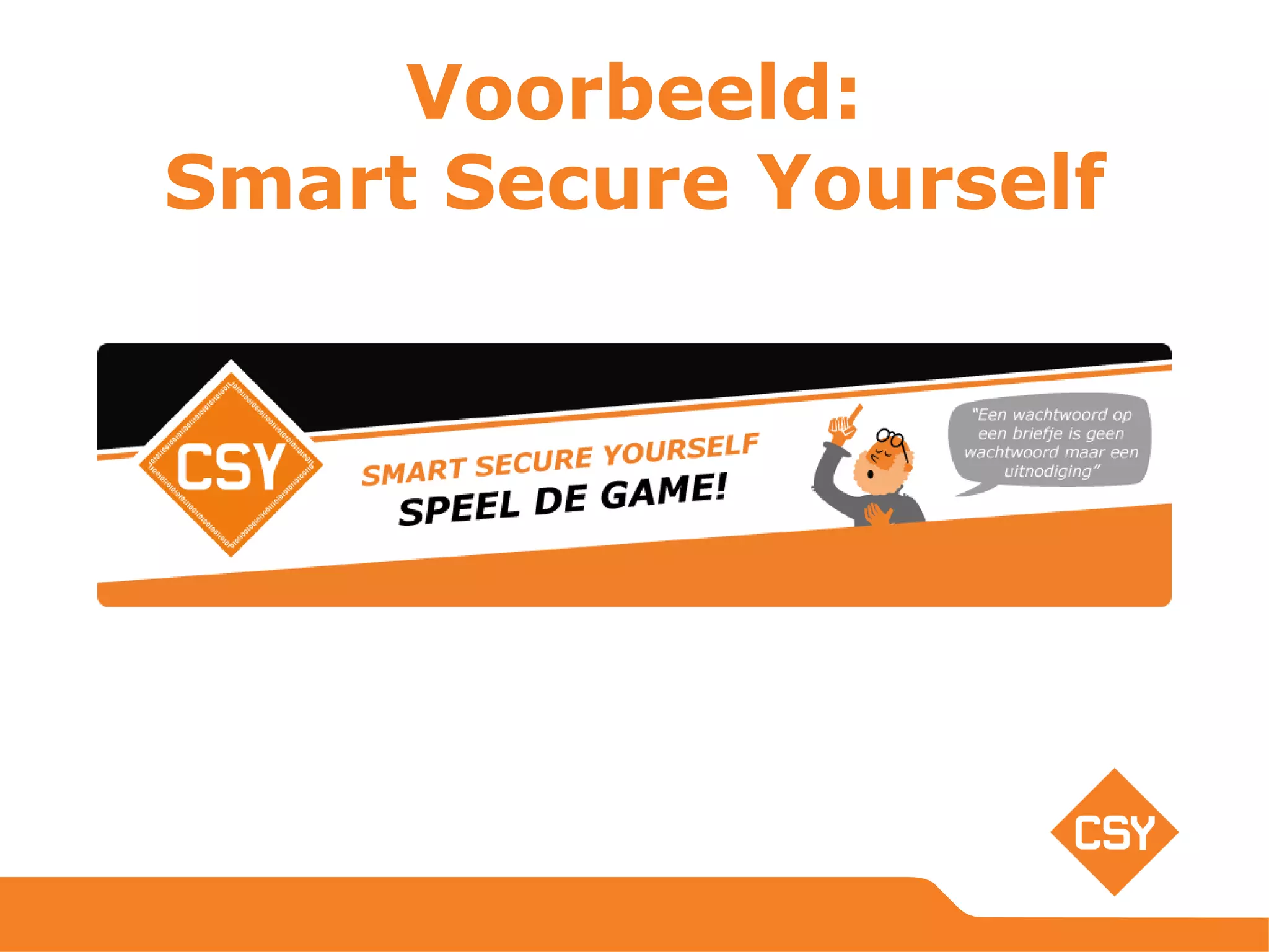 Parallelsessie awareness | PPT