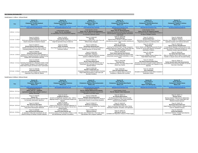 Parallel Session ScheduleParallel Session ScheduleParallel Session Schedule.pdf | Free Download