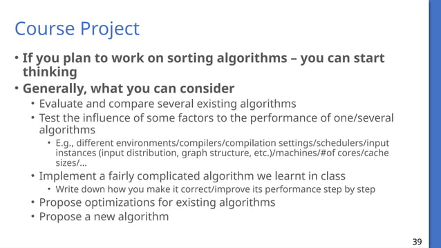 Parallel Sorting Algorithms Quicksort Merge Sort List Ranking Ppt
