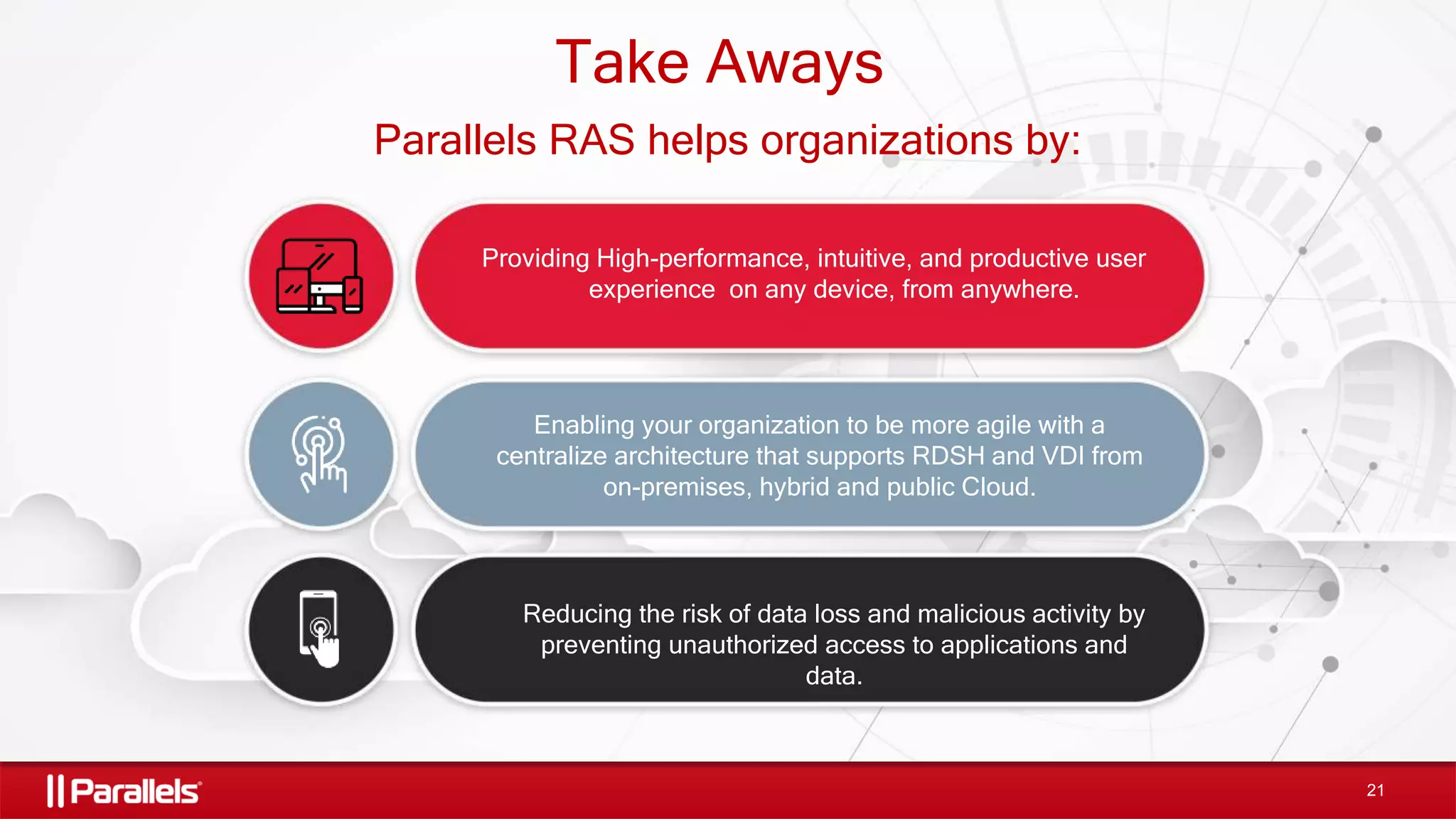 Parallels RAS - Modernize your organization to embrace teleworking | PPTX