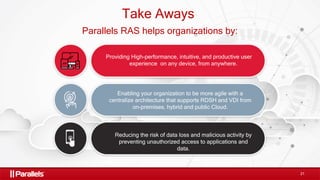 Parallels RAS - Modernize your organization to embrace teleworking | PPT