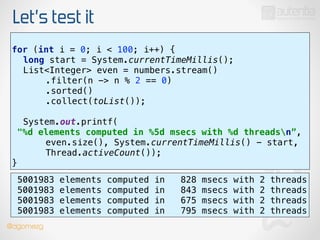 Parallel streams in java 8 | PDF