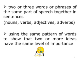Parallel structure | PPT