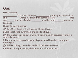 Parallel structure | PPTX