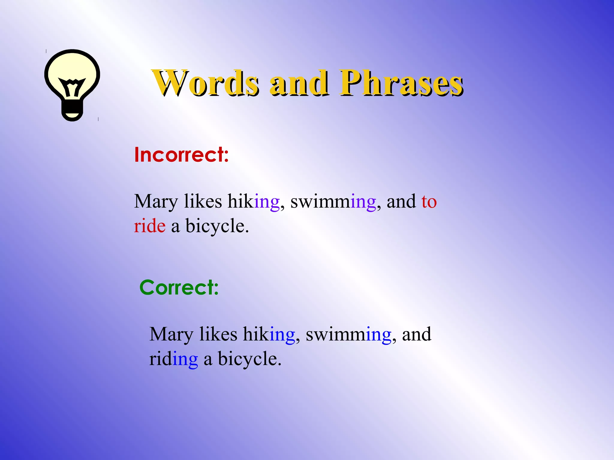 Parallel structure | PPT