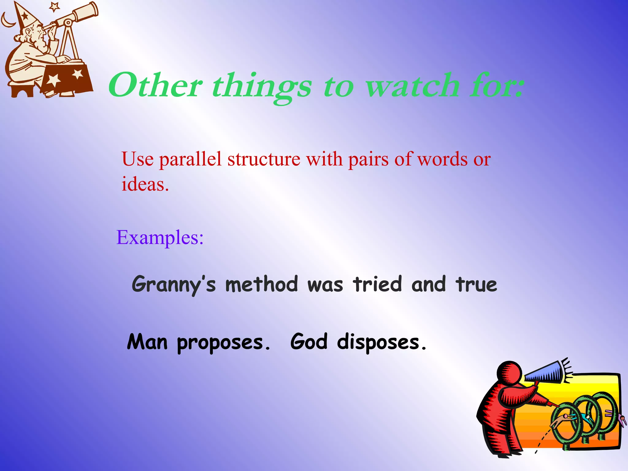Parallel structure | PPT