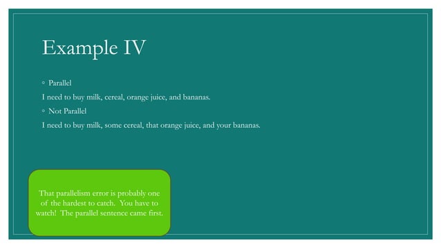 Parallel structure | PPT