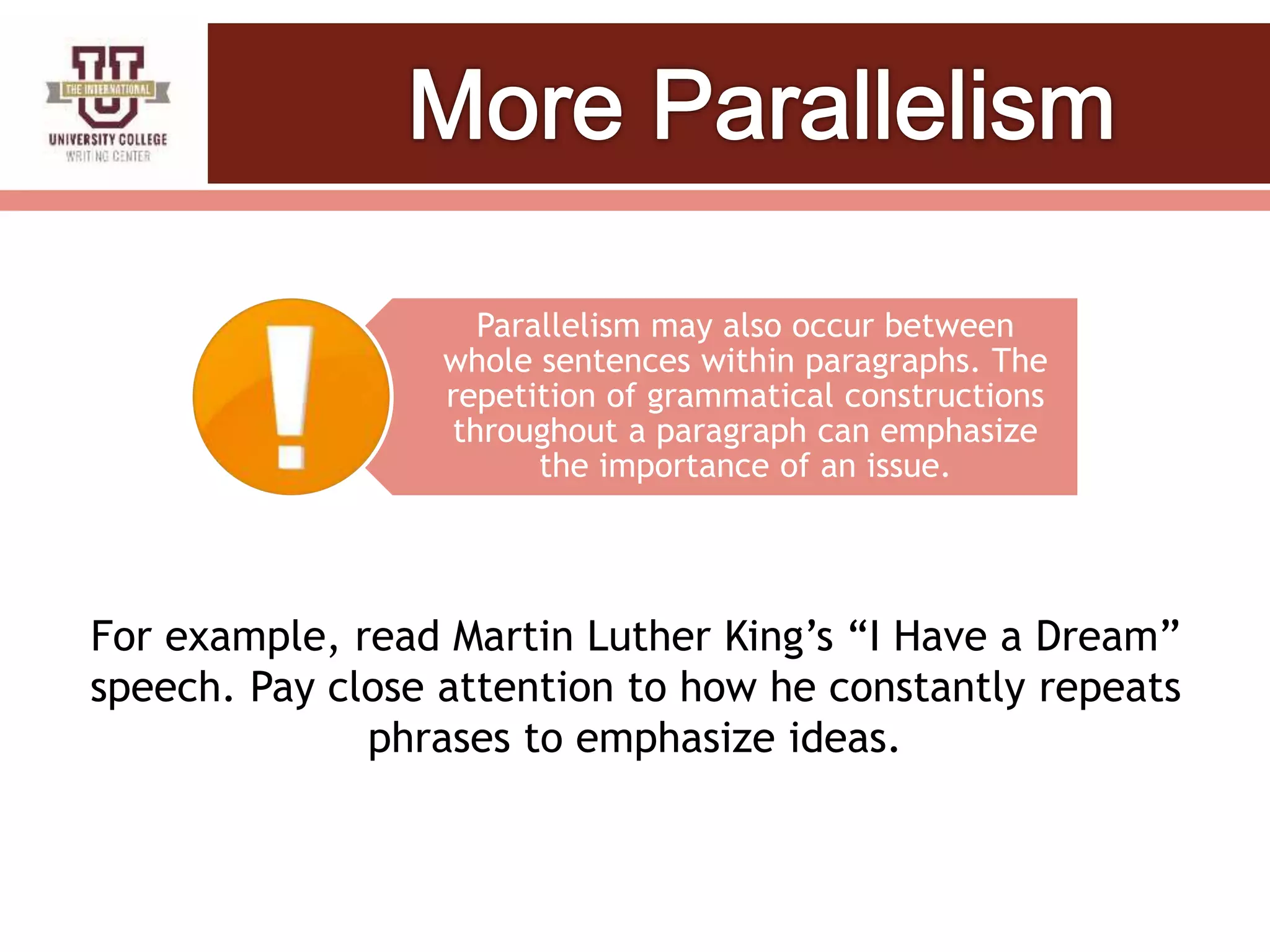 Parallel structure | PDF