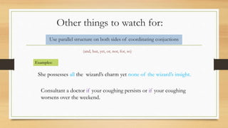 Parallel structure | PPT