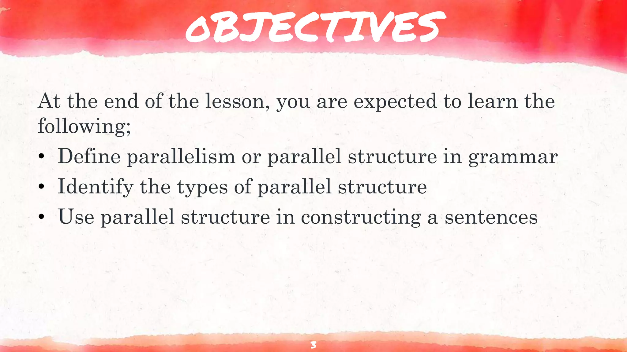 Parallel structure | PPTX