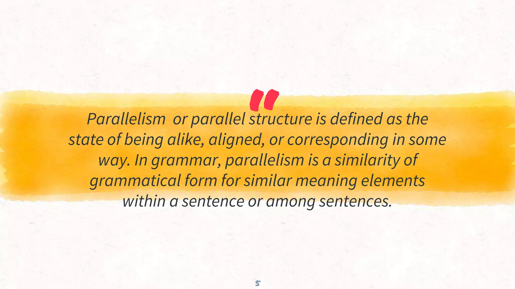 Parallel structure | PPTX