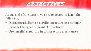 Parallel structure | PPTX