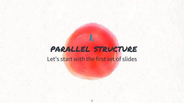 Parallel structure | PPTX | Homework and Study | Education