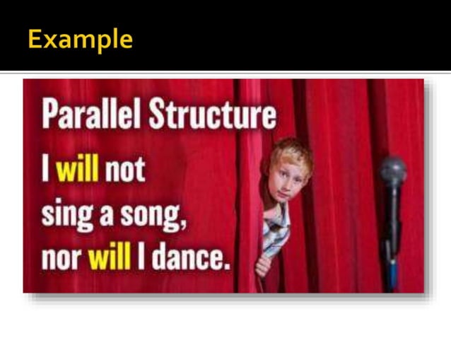 Parallel structure | PPTX