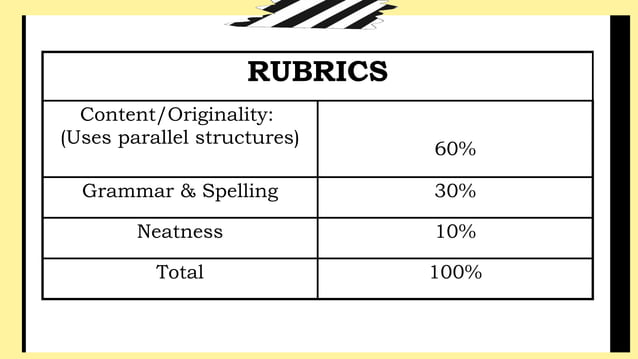 PARALLEL STRUCTURE.pptx EN8G-Ia-7: Use parallel structures. | PPTX ...
