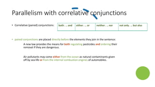 Parallel structures | PPTX
