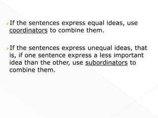 Parallel structures sentence problems | PPTX