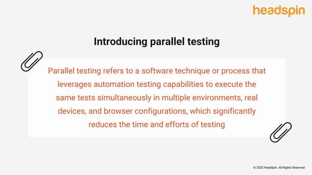 Parallel Testing — A comprehensive guide | PPT Parallel Testing — A comprehensive guide | PPT