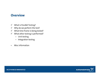 Parallel testing overview | PDF