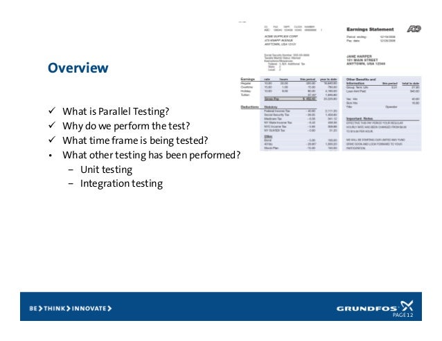 Parallel Testing Overview