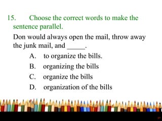 Parallel Thesis Statements.pptىتةةااووىةةةةة | PPT