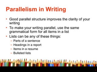 Parallel Thesis Statements.pptىتةةااووىةةةةة | PPT