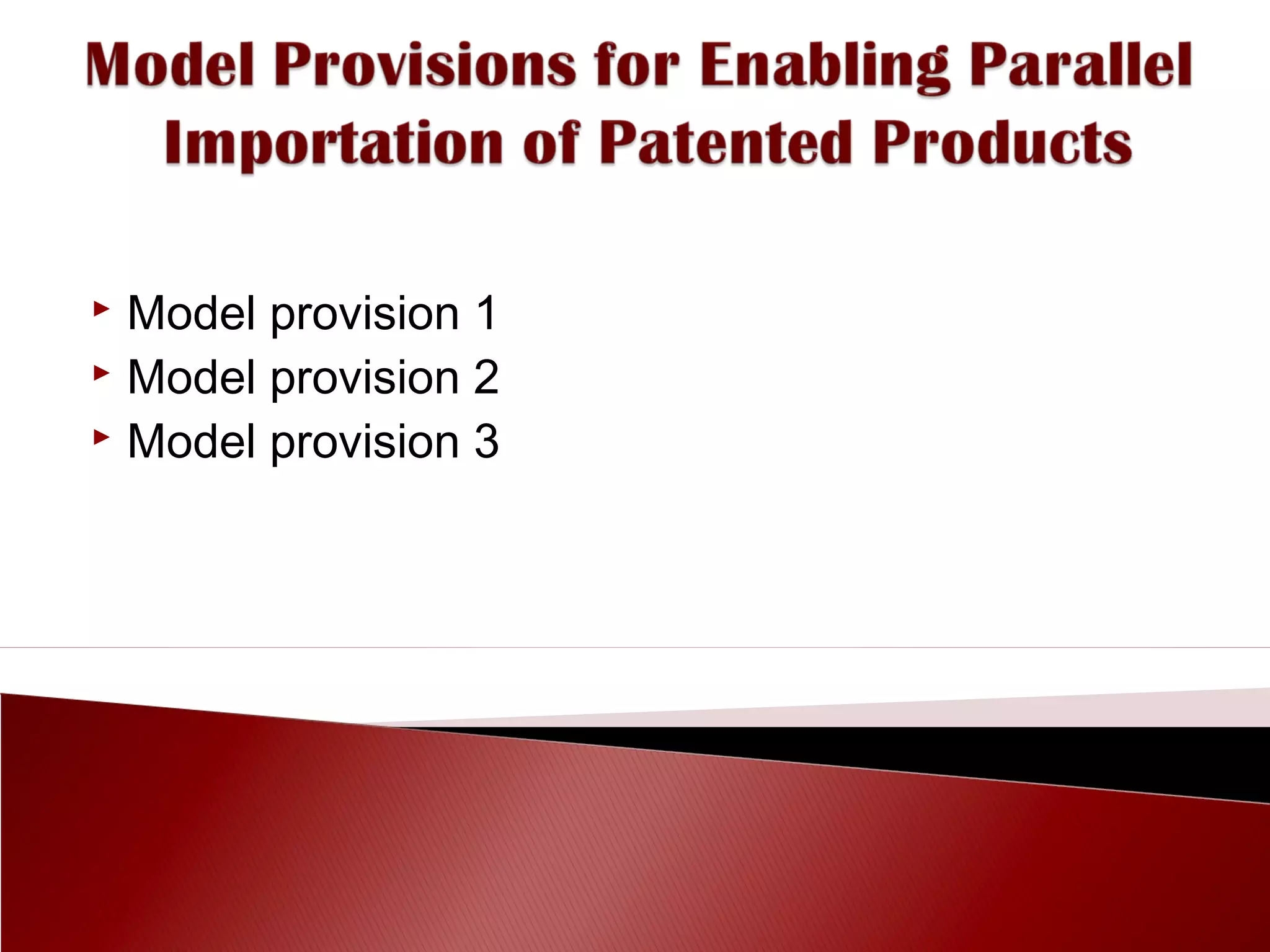Parallel trade Basics | PPT