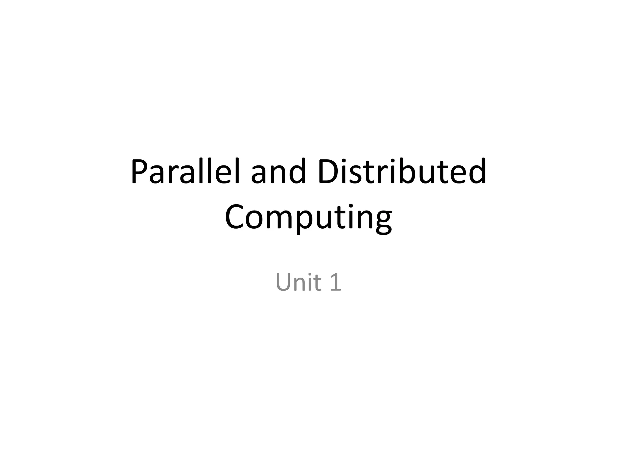 Parallel Computing | PPT Parallel Computing | PPT