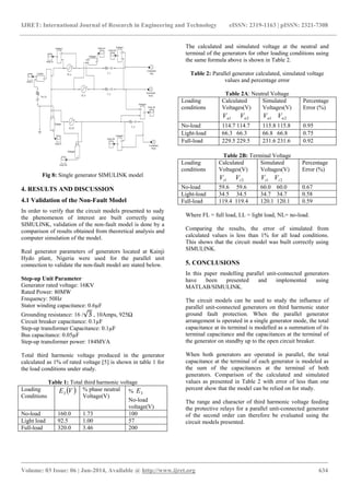 Parallel unit connected generator model for third | PDF