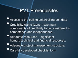 Parallel vote tabulation nigeria experience | PPTX