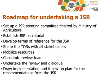 IMPROVING JSR PRACTICES AT COUNTRY LEVEL: ACHIEVEMENTS AND GAPS | PPTX