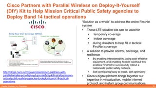 Parallel Wireless Public Safety LTE Deployment Stories | PPT