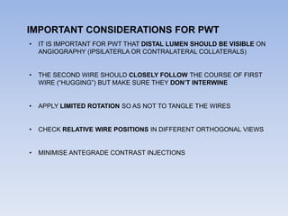 Parallel wire Technique in CTO PCI | PPTX
