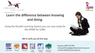 Parallel Project Management Training | PPTX | Education industry ...