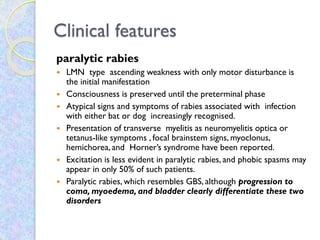 Paralytic RABIES | PPT