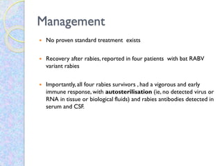Paralytic RABIES | PPT