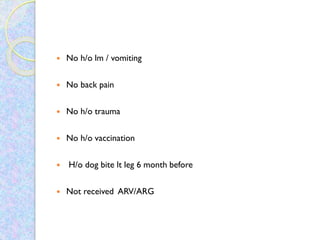 Paralytic RABIES | PPT